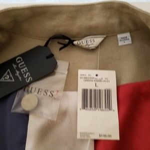 Guess | Jackets & Coats | New Guess Jacket Linen | Poshmark